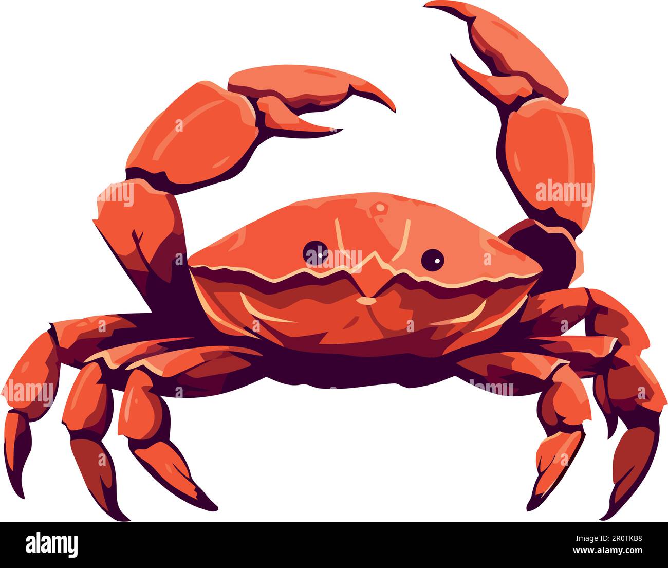 red crab vector Stock Vector Image & Art - Alamy