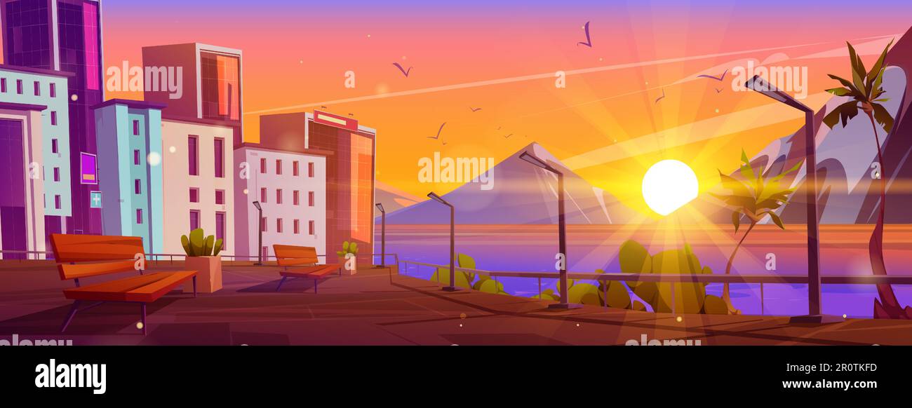 Beam river town Stock Vector Images - Alamy