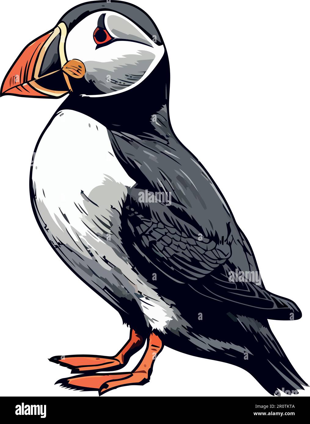 Drawn cute dodo flying over tropical landscape Stock Vector Image & Art ...