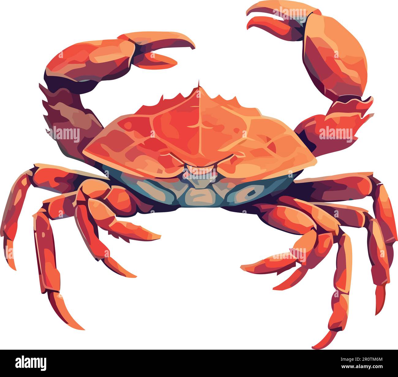 red crab design vector Stock Vector Image & Art - Alamy