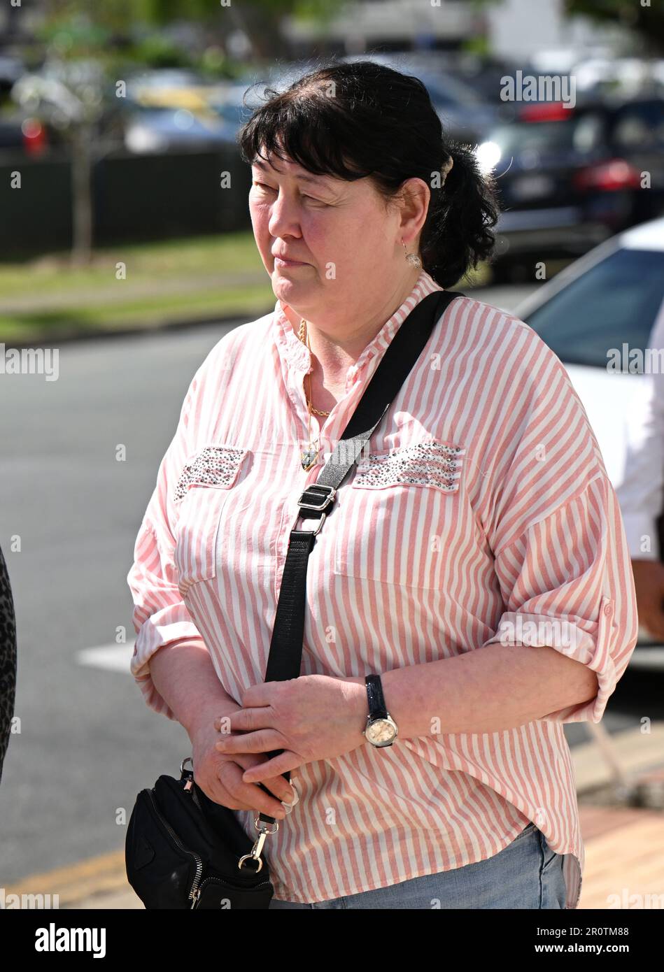 Cornelia Kohl, mother of victim Jennifer Kohl is seen outside the ...