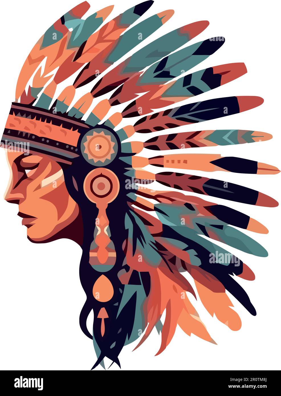 Indigenous symbolizes American tribal culture Stock Vector Image & Art ...