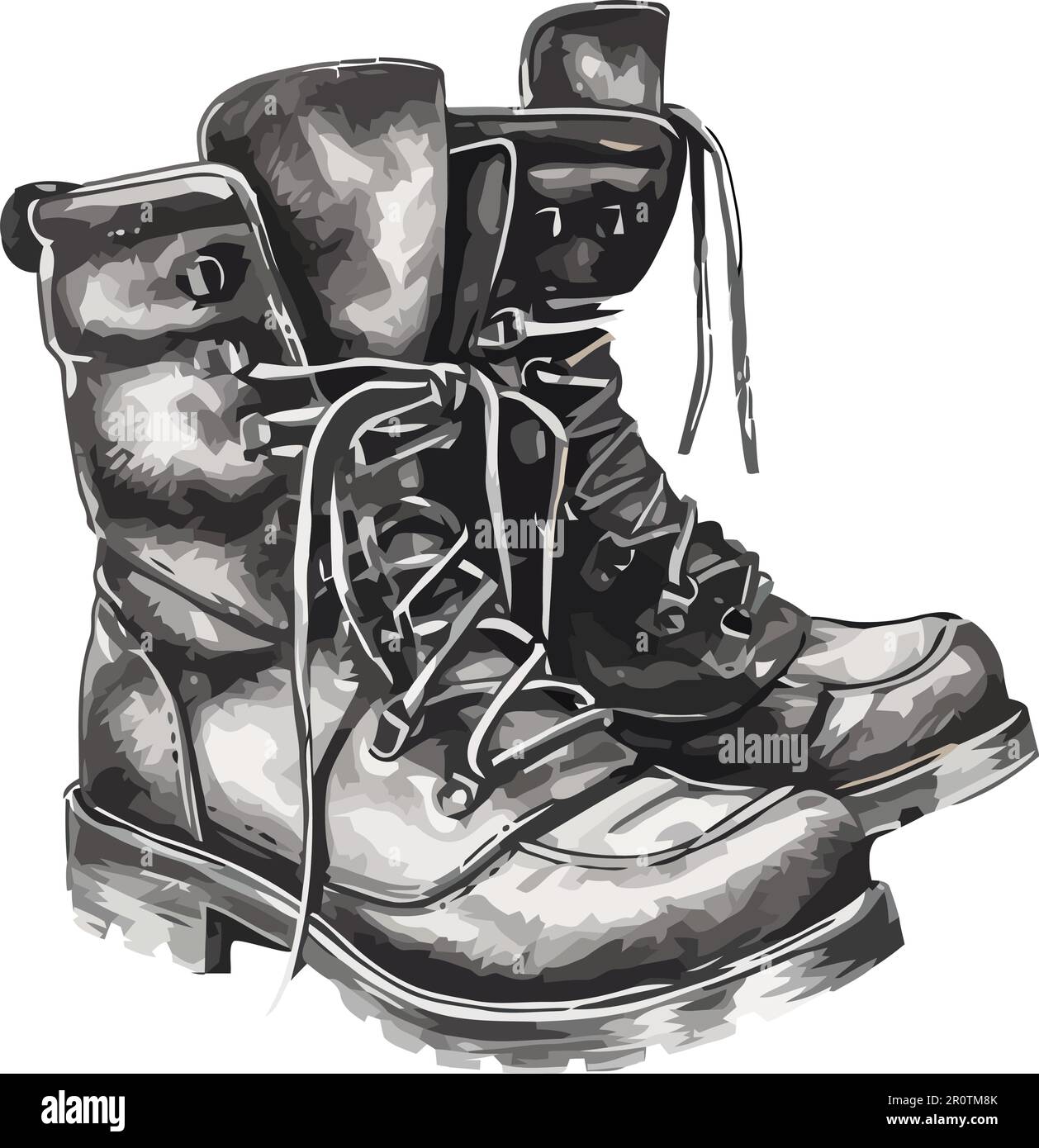 Rubber boot old fashioned Stock Vector Images - Alamy
