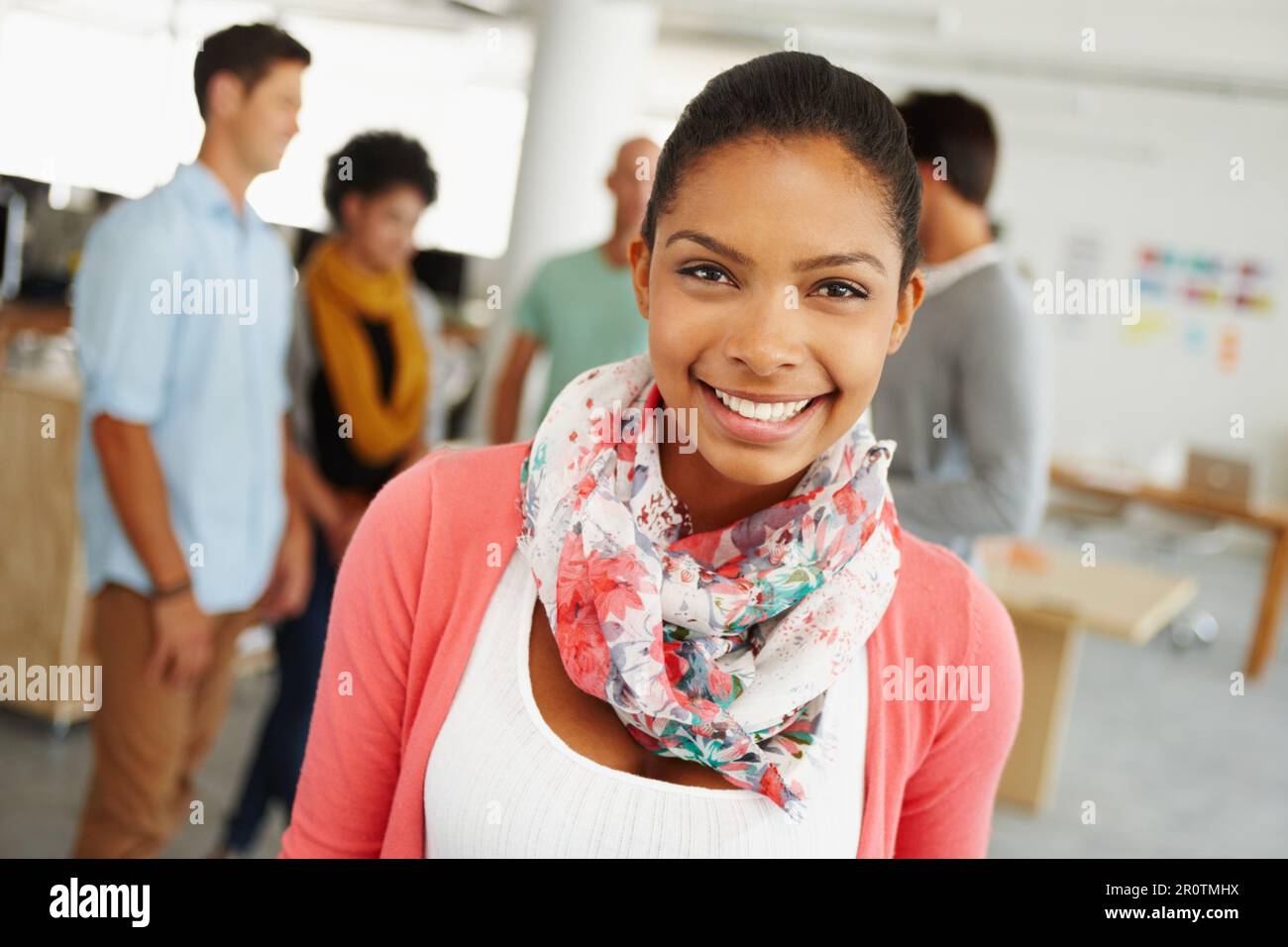 Proud of the design recruits. Closeup portrait of an attractive young ...