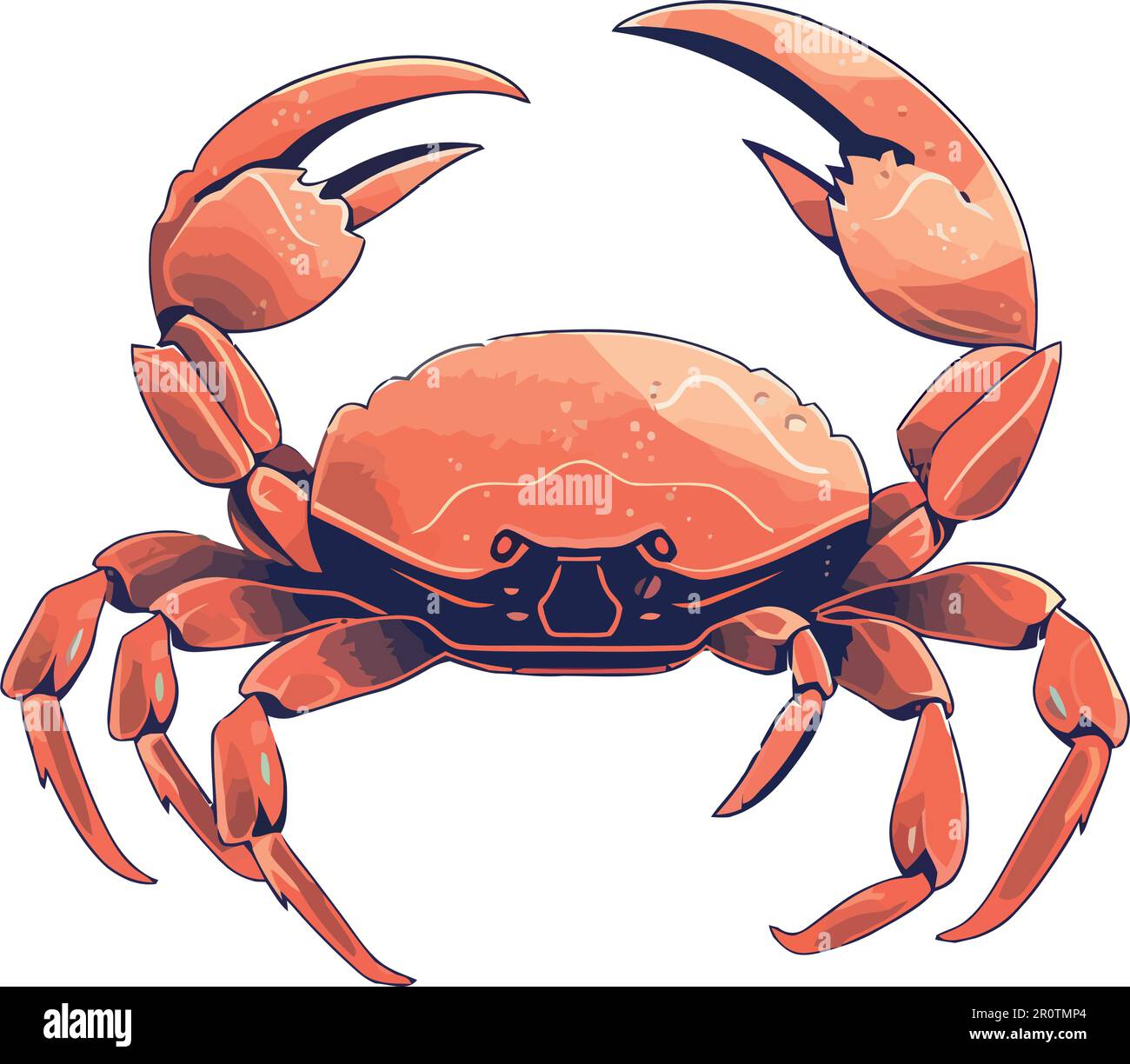 red crab vector design Stock Vector Image & Art - Alamy