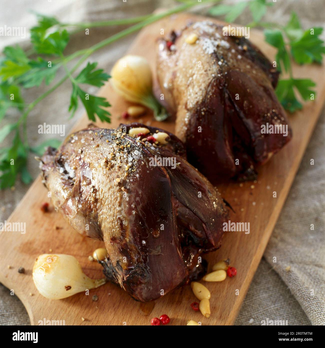 Roasted pigeon hi-res stock photography and images - Alamy