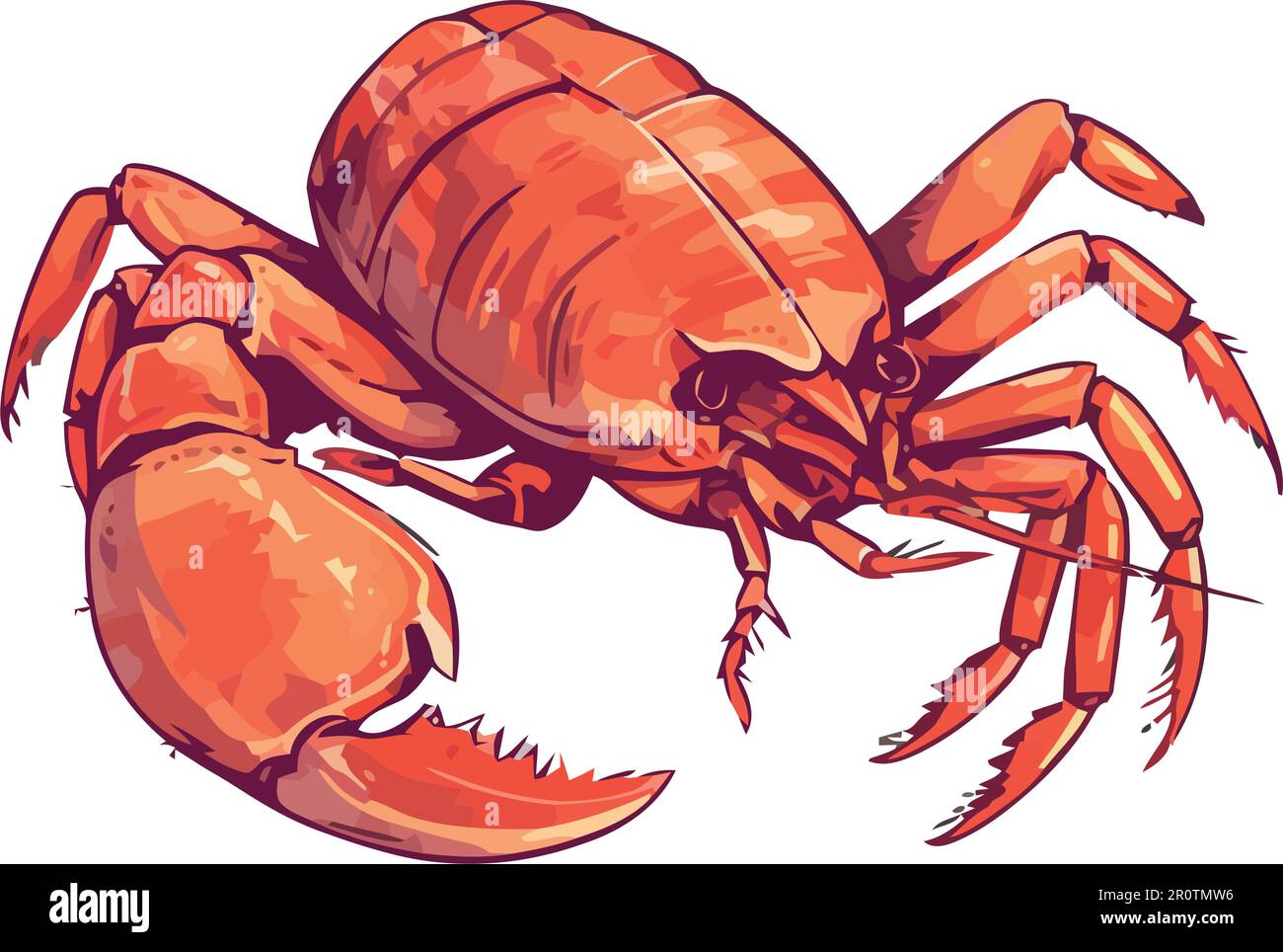 red crab design illustration Stock Vector Image & Art - Alamy