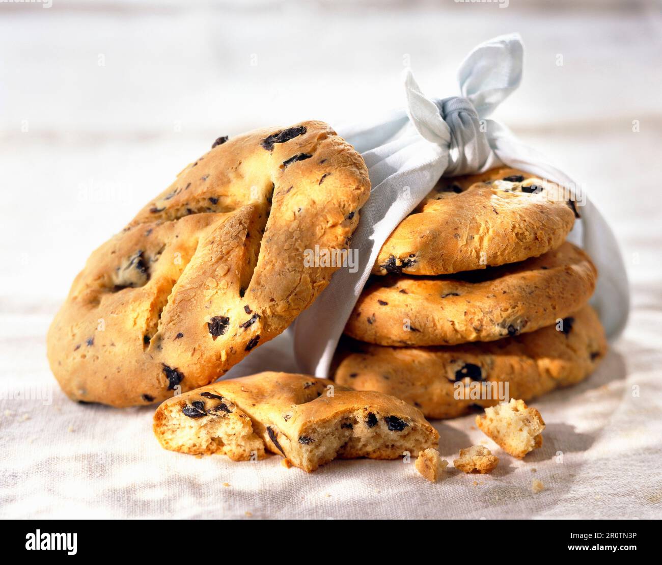 olive fougasse bread Stock Photo - Alamy