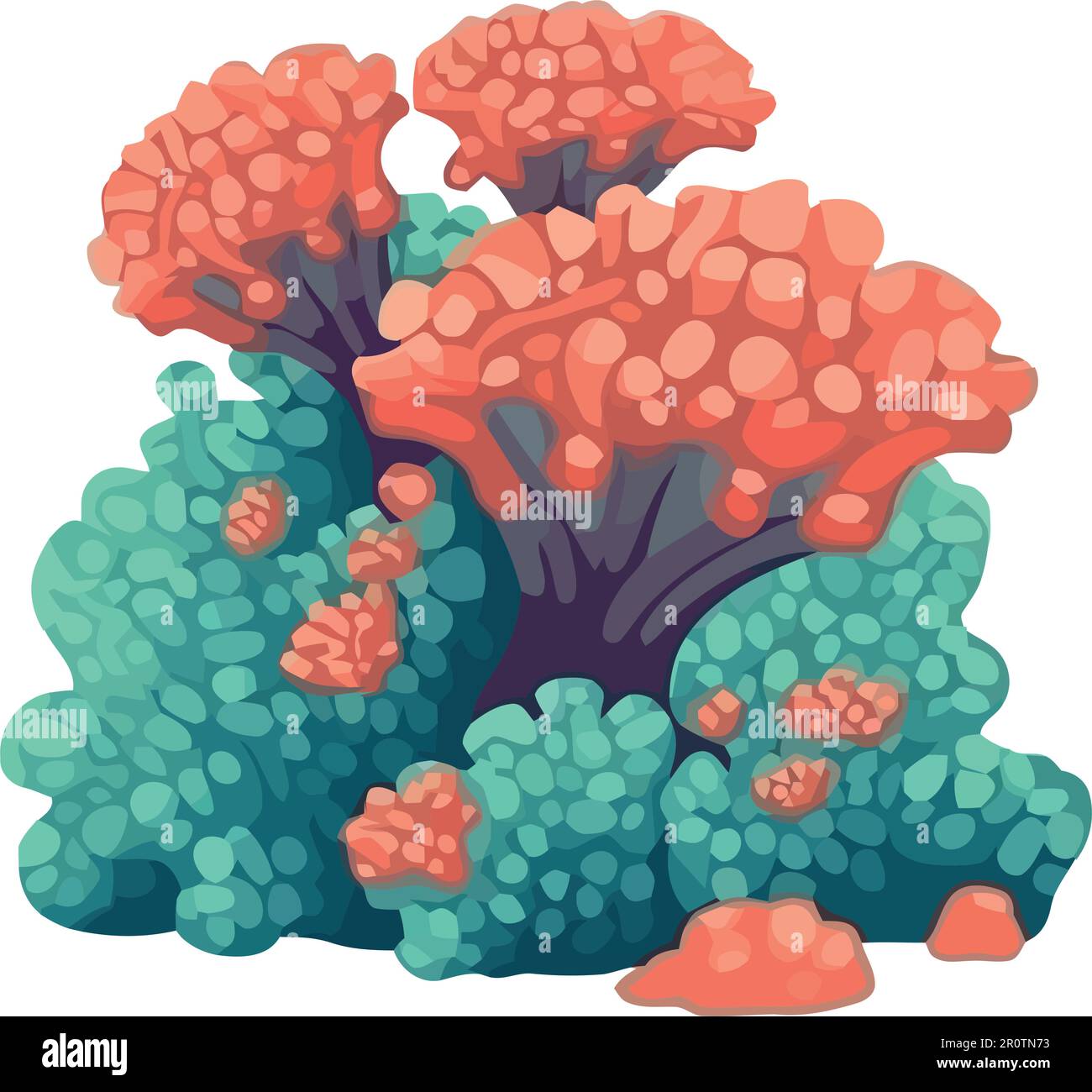 Underwater plant growth in reef Stock Vector Image & Art - Alamy