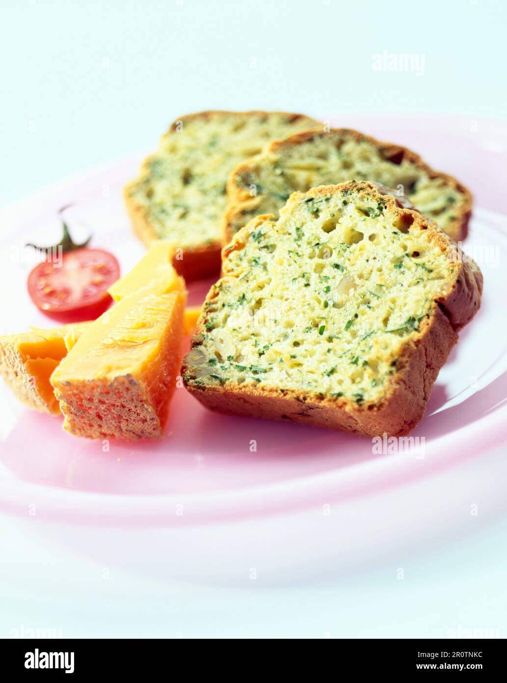 Herb savoury cake Stock Photo - Alamy