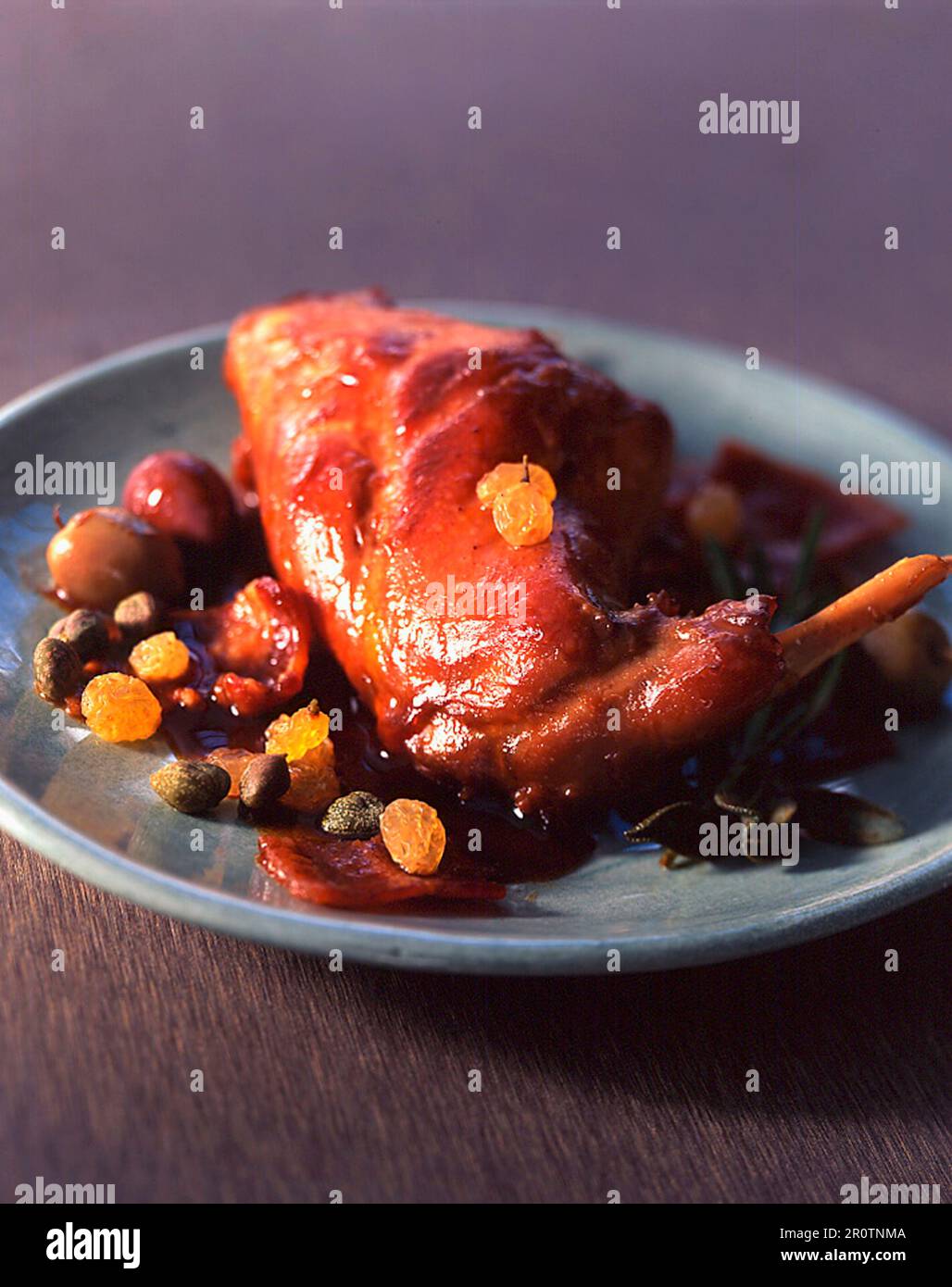 Sweet and sour rabbit Stock Photo - Alamy