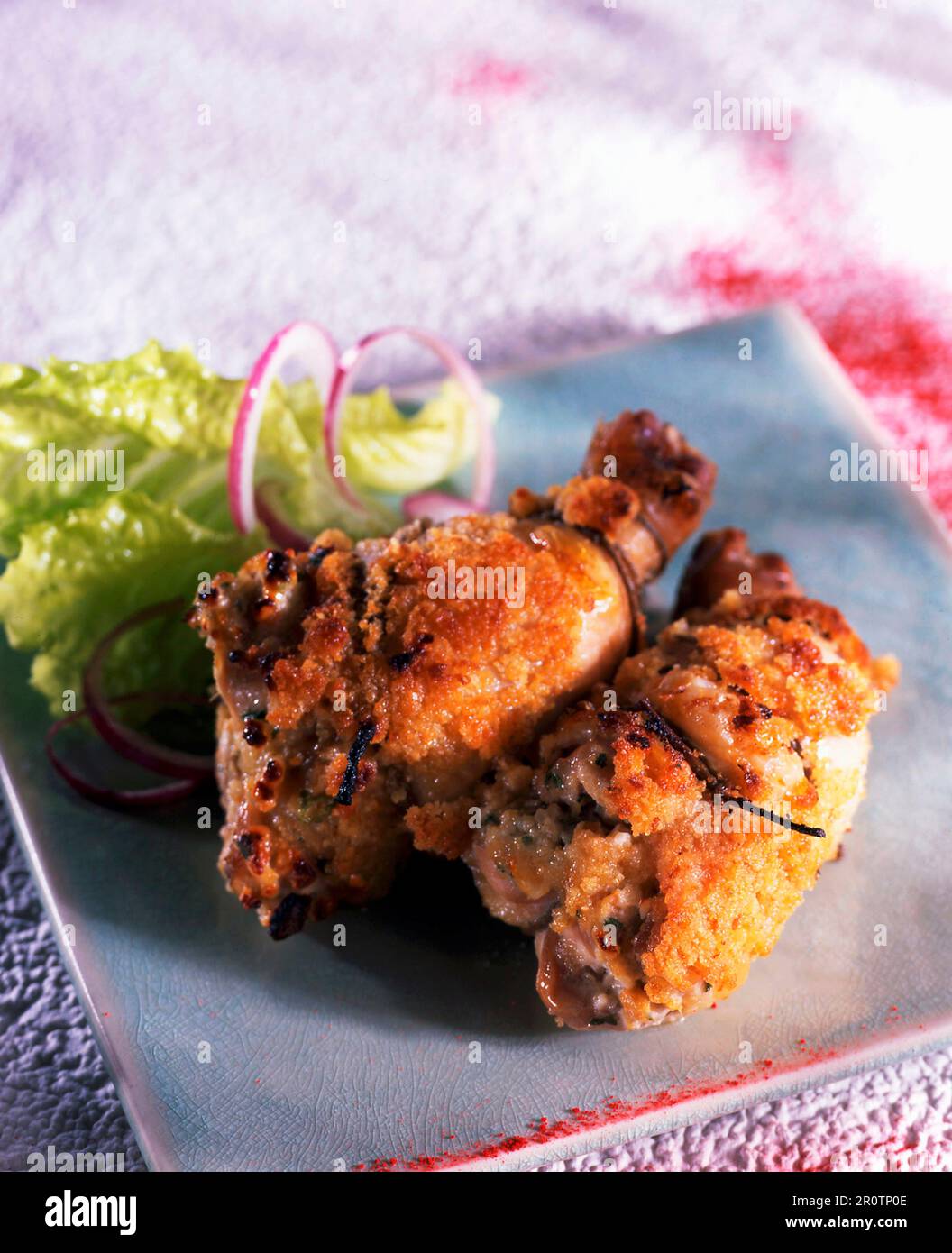 Tandoori chicken thighs Stock Photo - Alamy