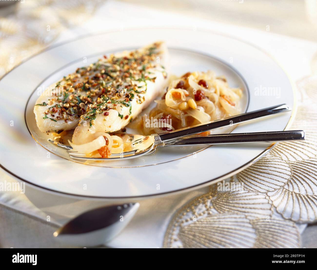 Spicy John Dory fillet Stock Photo - Alamy
