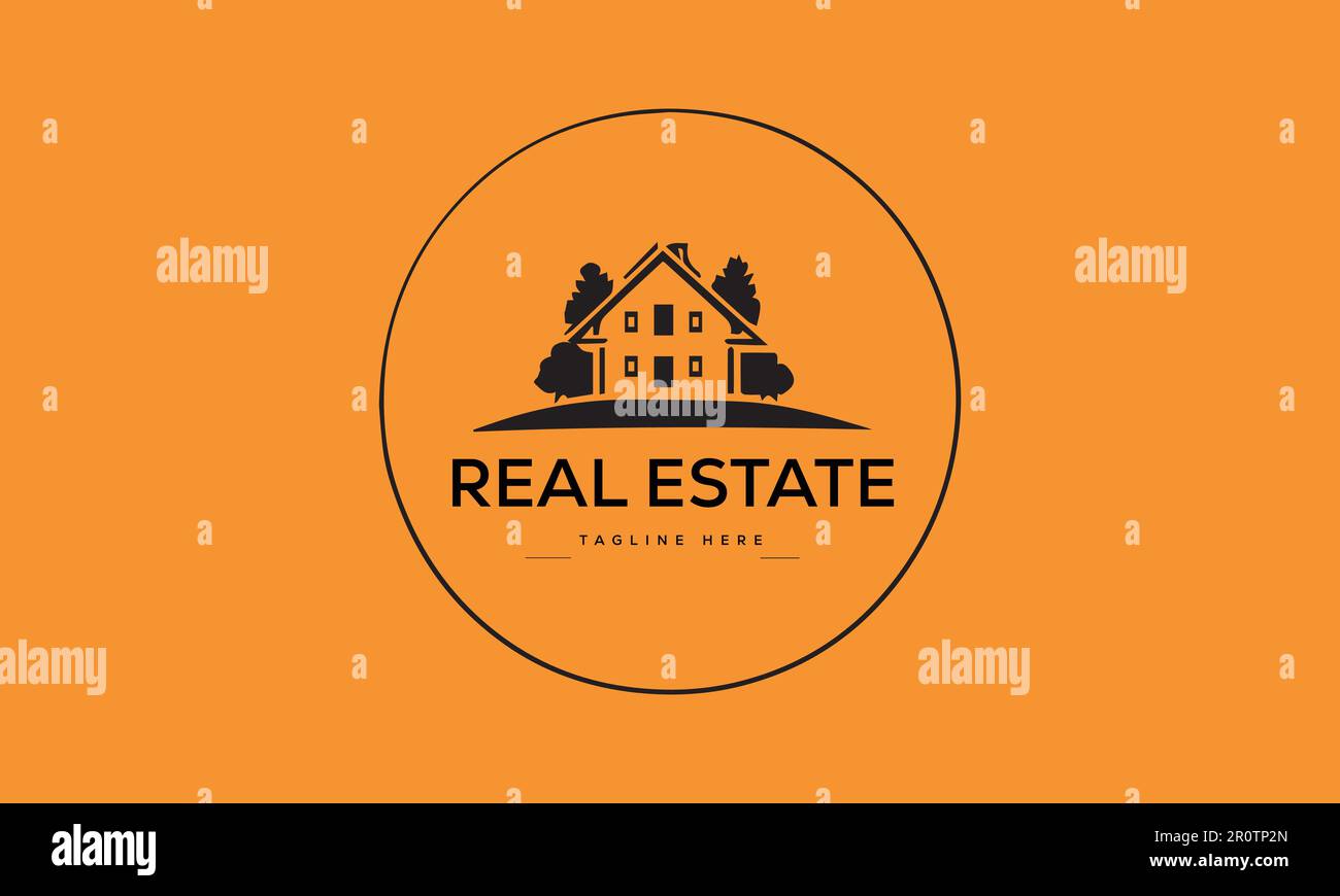 Real state company logo Stock Vector Images - Alamy