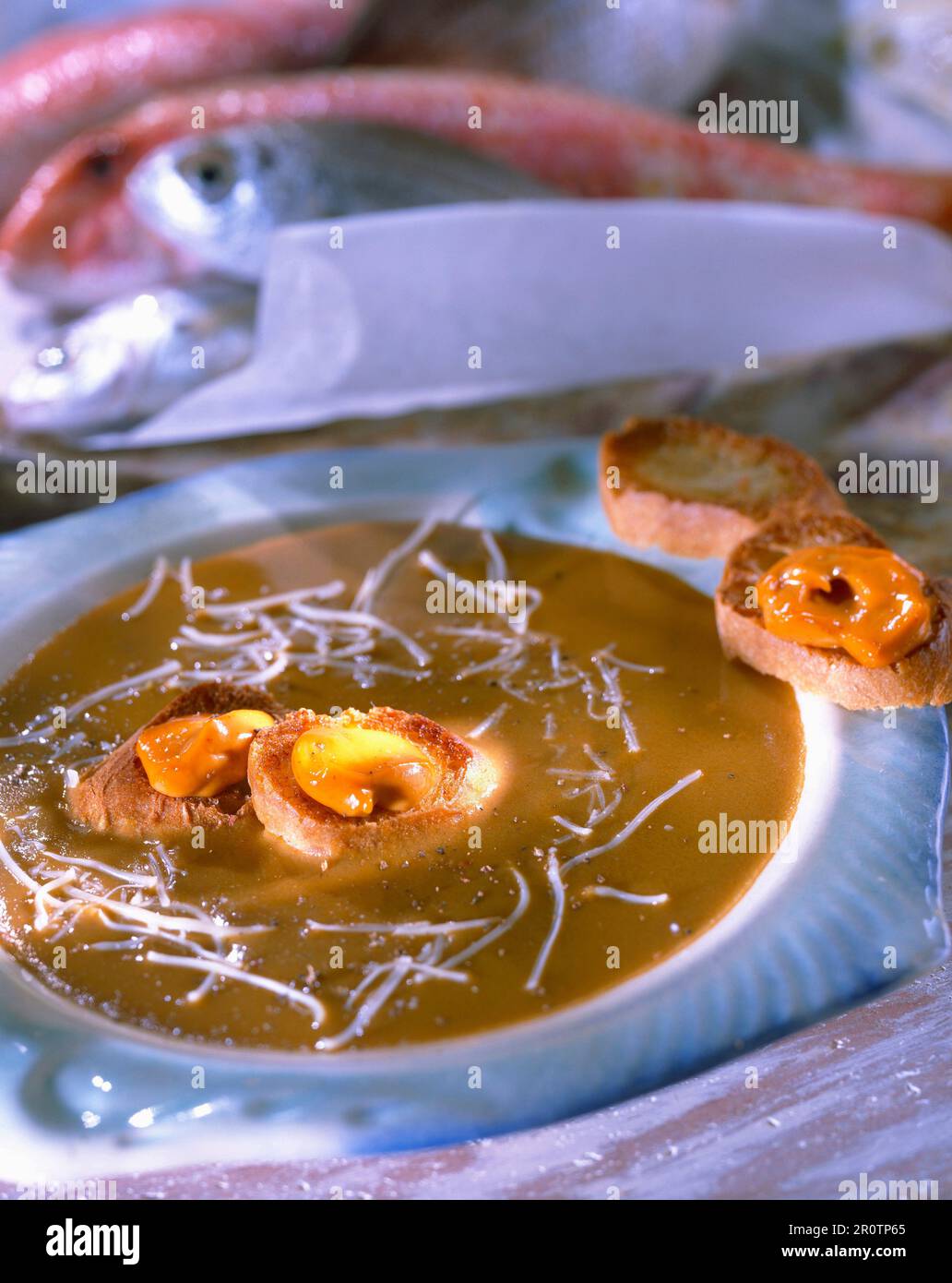 Rock fish soup Stock Photo - Alamy