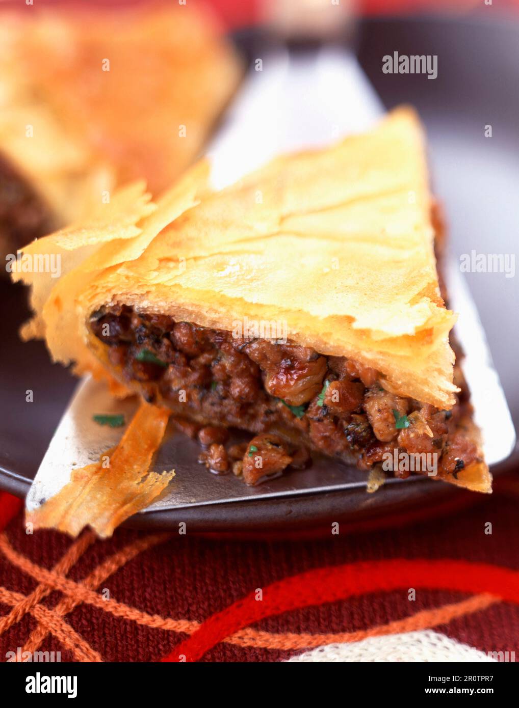 Flaky lamb Pastilla Stock Photo - Alamy