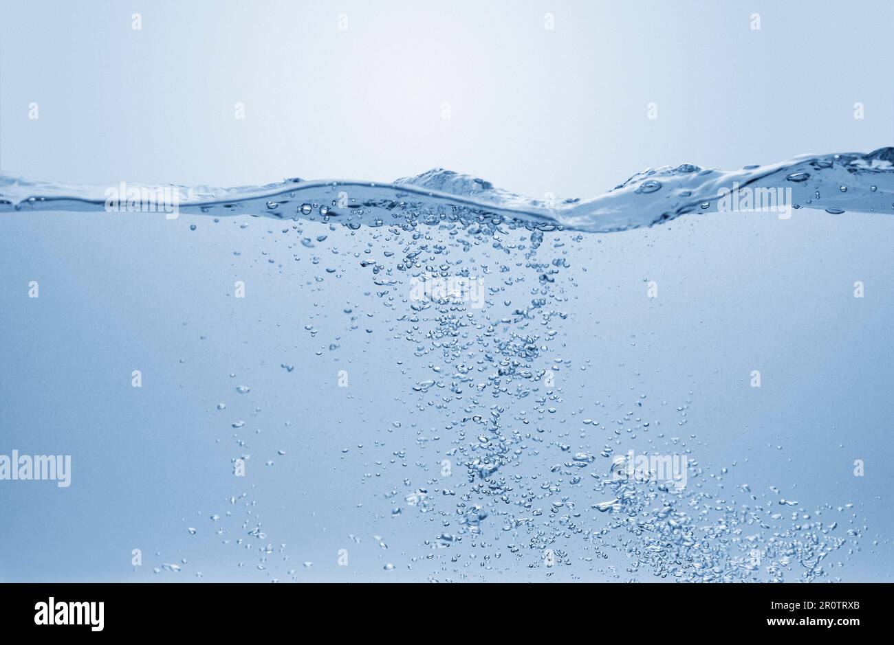 Ripple of water and bubbles Stock Photo - Alamy
