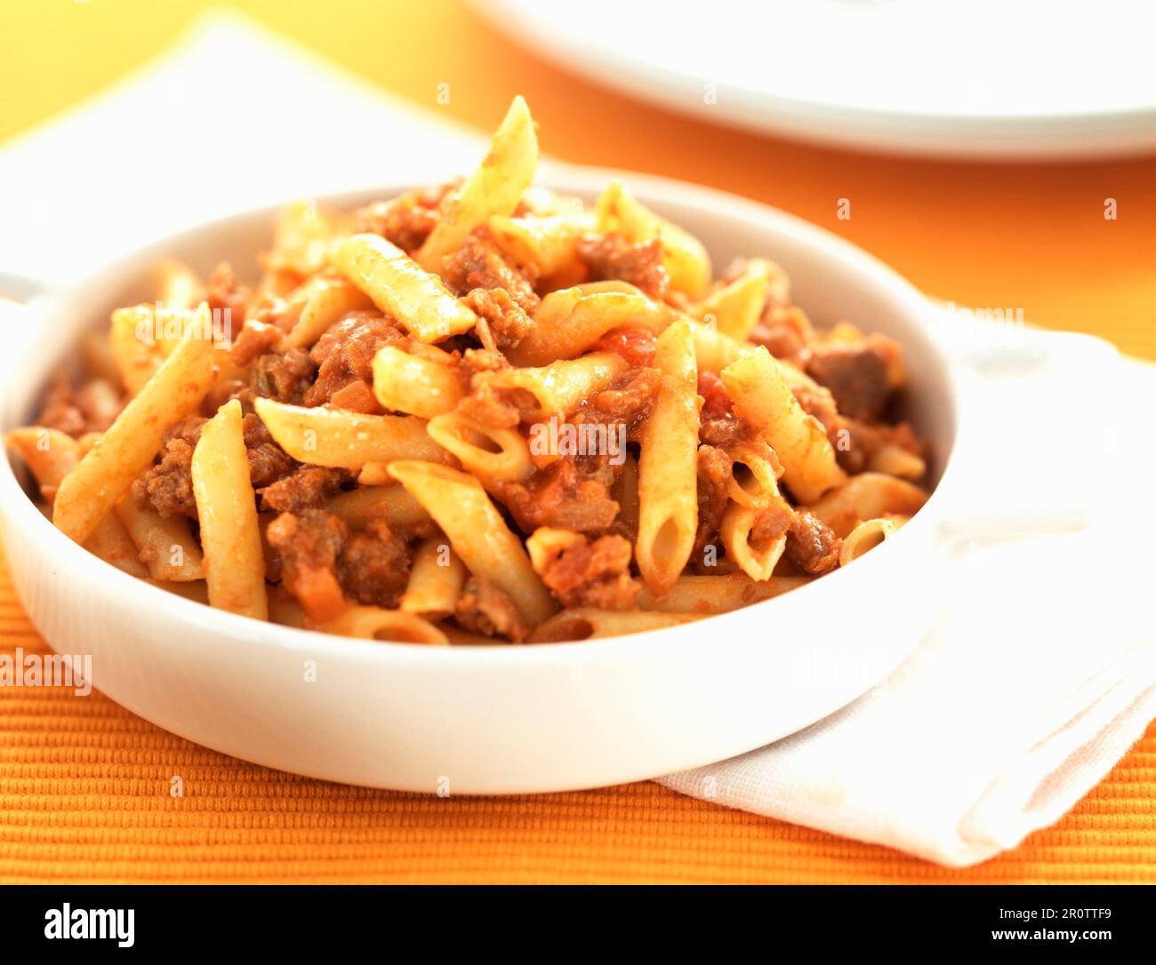 macarroni with bolognese sauce Stock Photo - Alamy