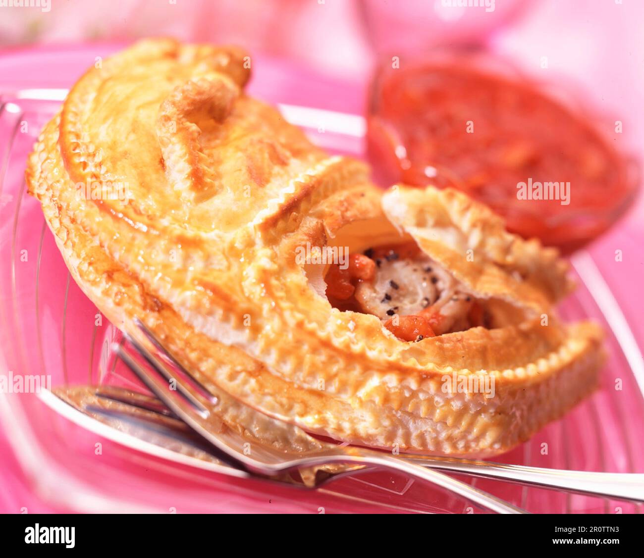 seafood puff pastry Stock Photo - Alamy
