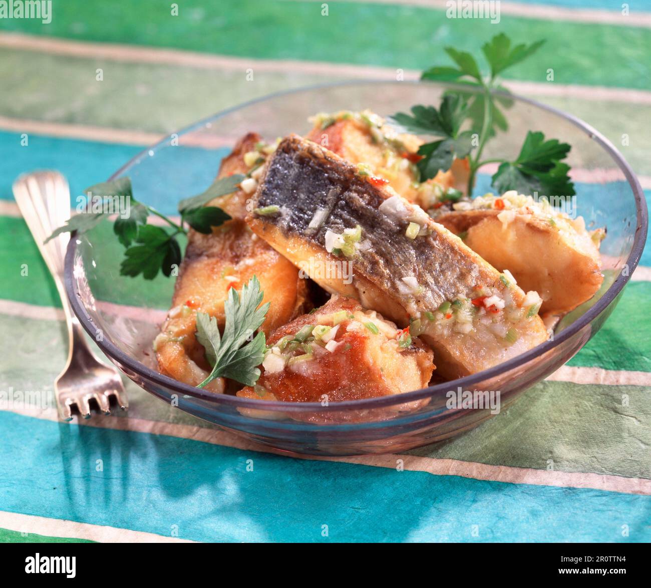 Exotic marinated fish Stock Photo - Alamy
