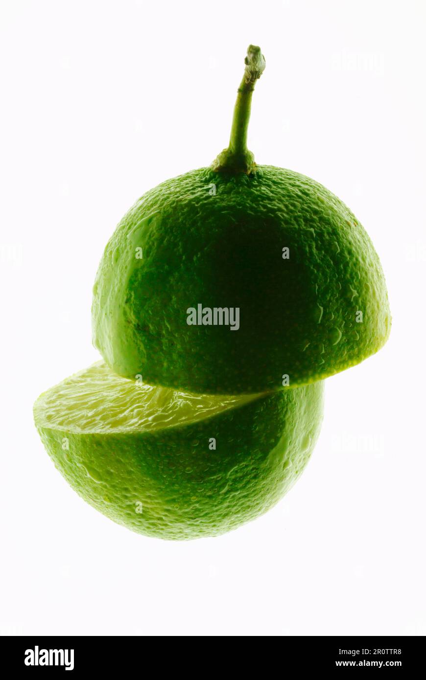 One halved lime hi-res stock photography and images - Alamy