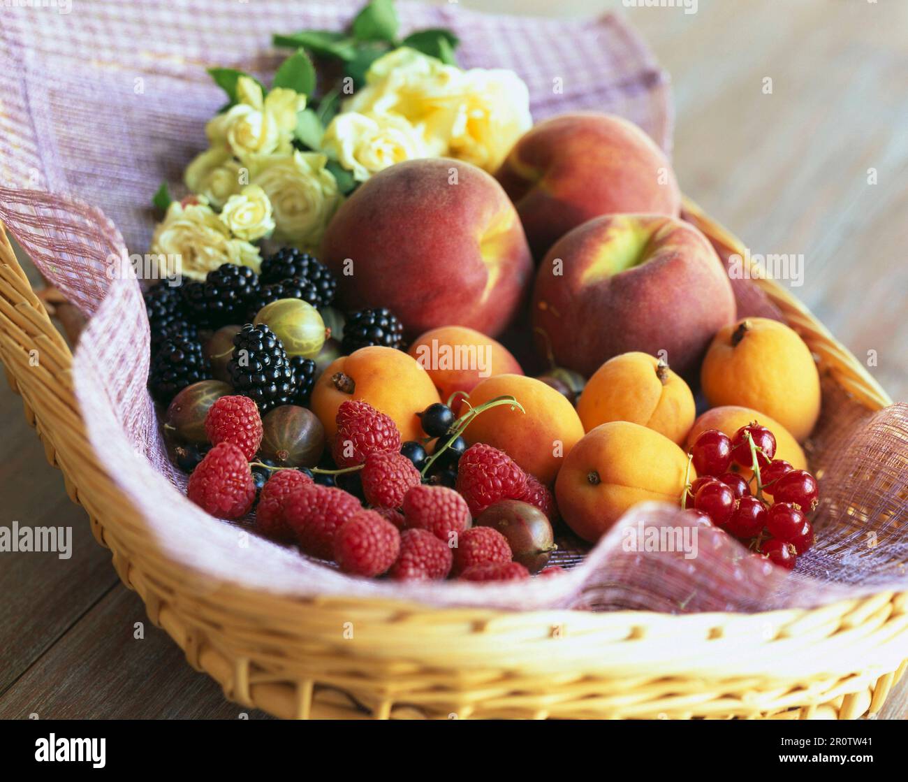 Selection of summer fruits Stock Photo - Alamy