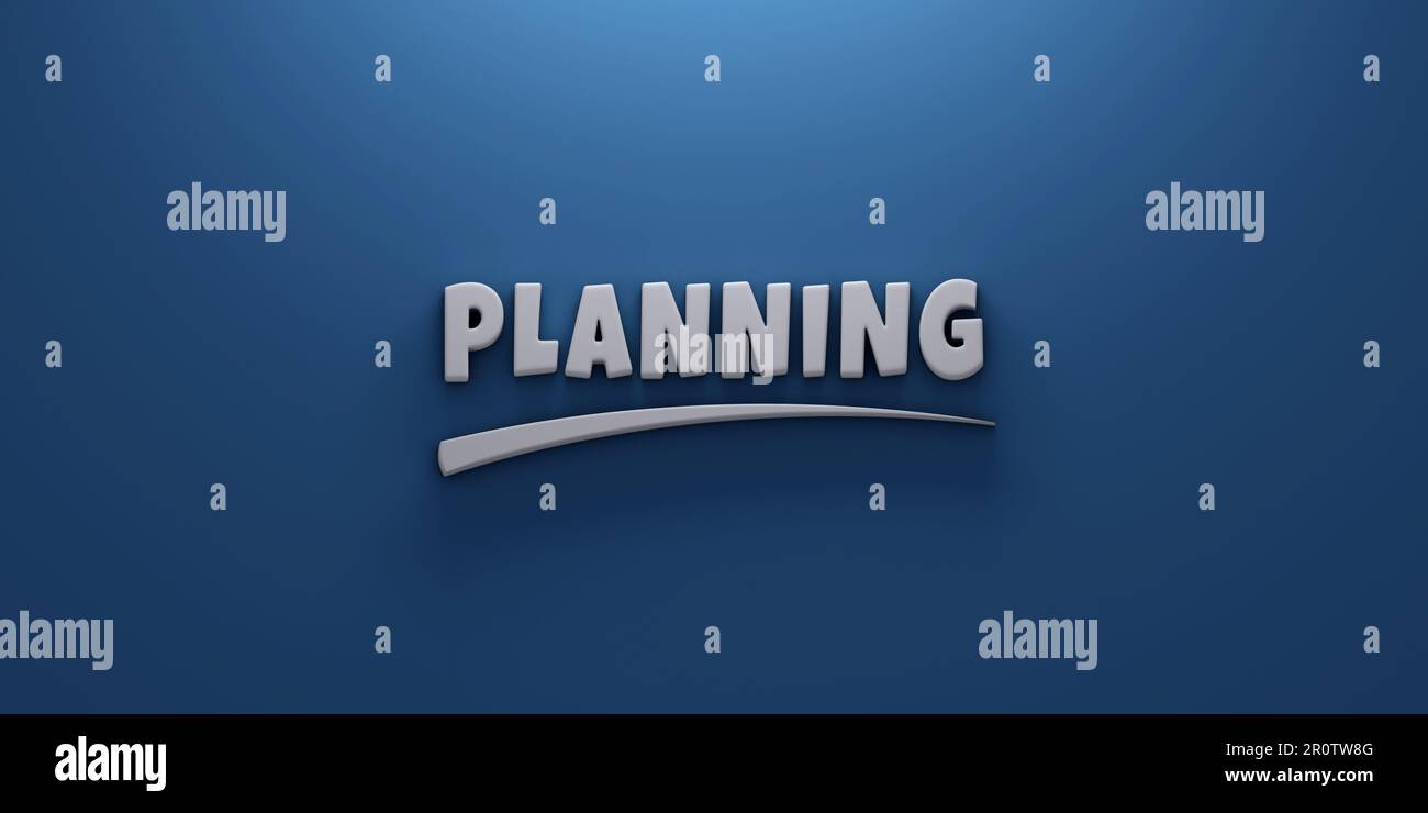 Planning writing lettering background banner Stock Photo - Alamy