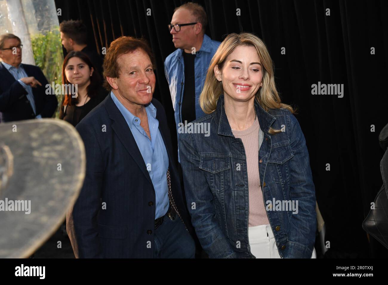 New York, USA. 09th May, 2023. Steve Guttenberg and Emily Smith walking ...