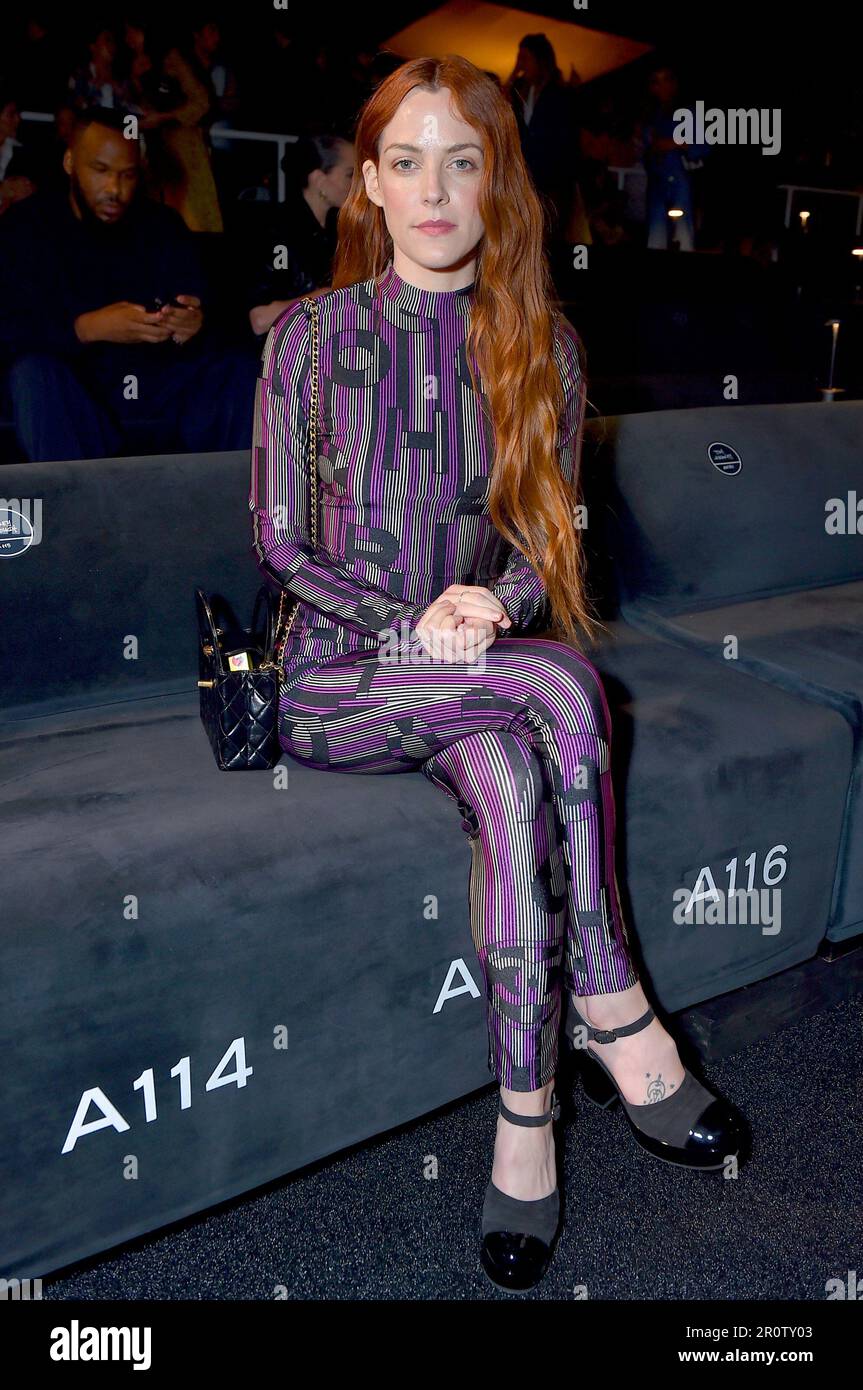 Riley Keough attends the Chanel Cruise 2023/2024 Fashion Show on ...