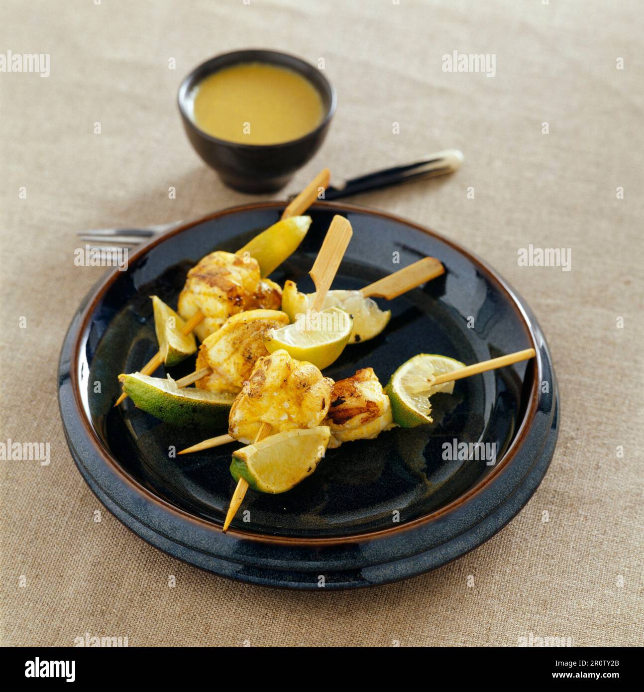 Fish brochettes hi-res stock photography and images - Alamy