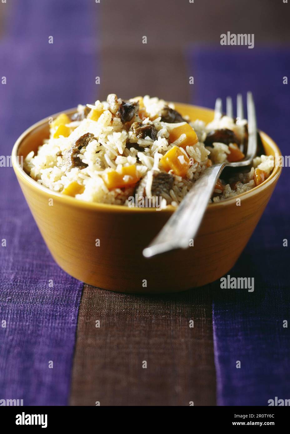 Vegetable rice and beef Stock Photo - Alamy