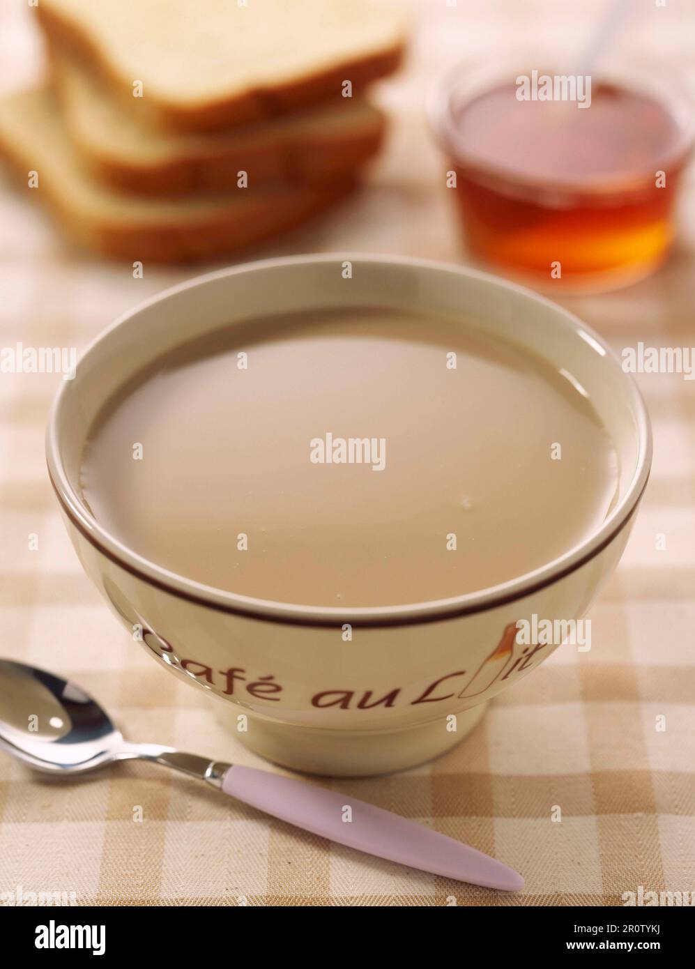 coffee with milk Stock Photo - Alamy