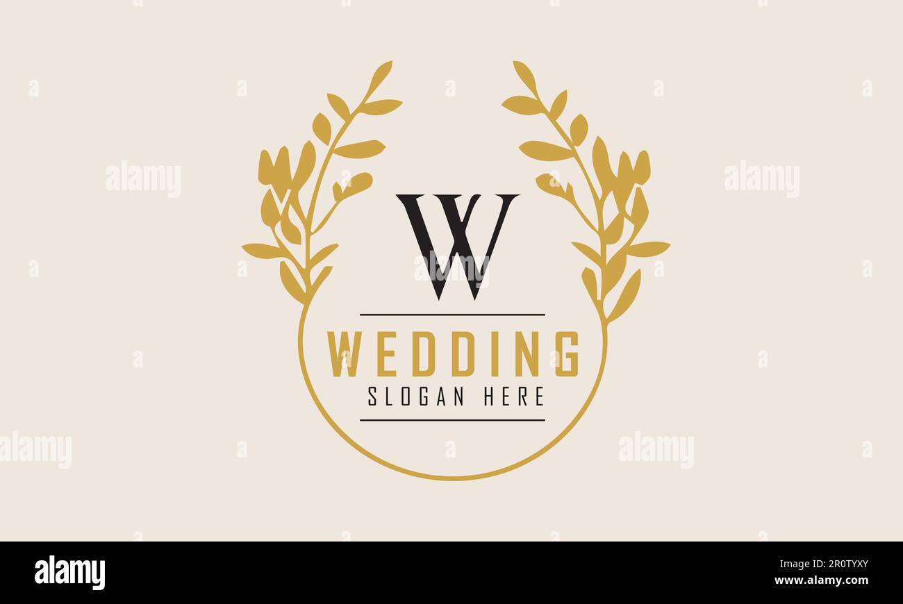 Wedding design logo hi-res stock photography and images - Alamy