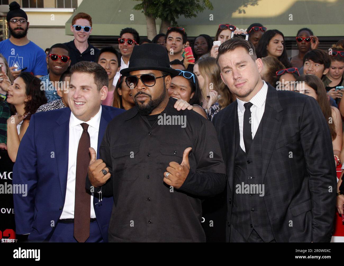 Channing Tatum, Ice Cube and Jonah Hill at the Los Angeles premiere of ...