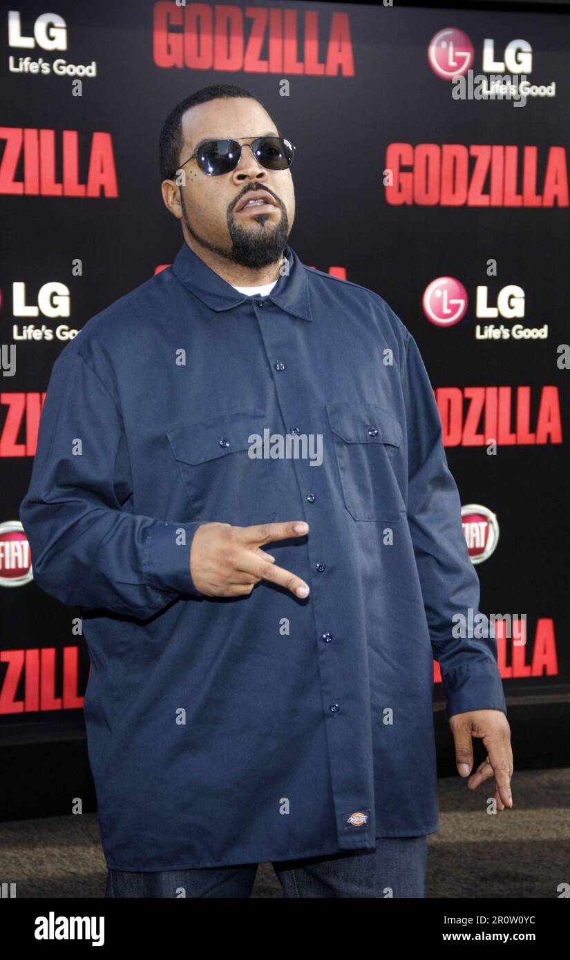 Ice Cube at the Los Angeles premiere of Godzilla held at the Dolby ...