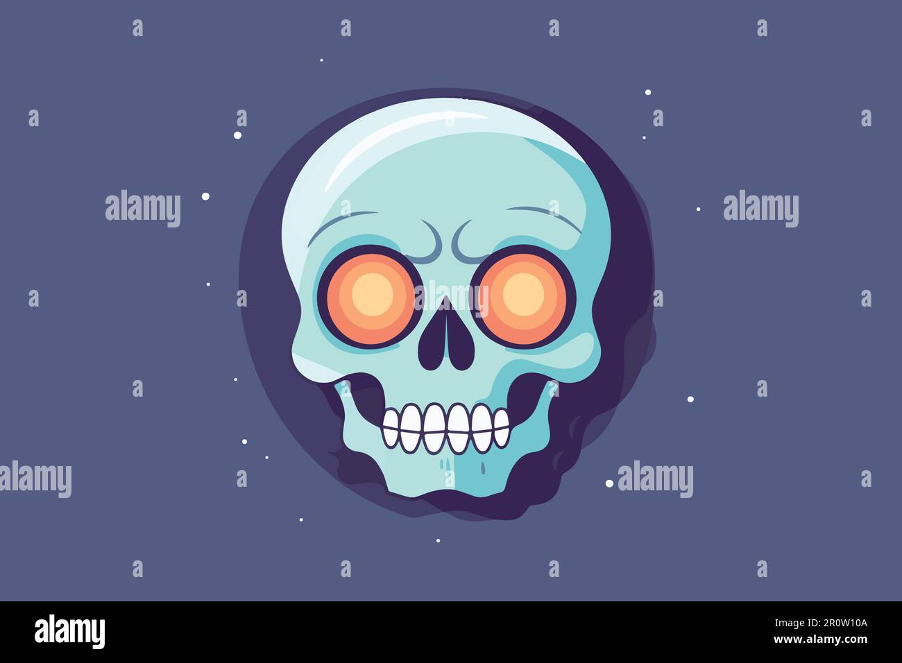 Skull vector design hi-res stock photography and images - Alamy