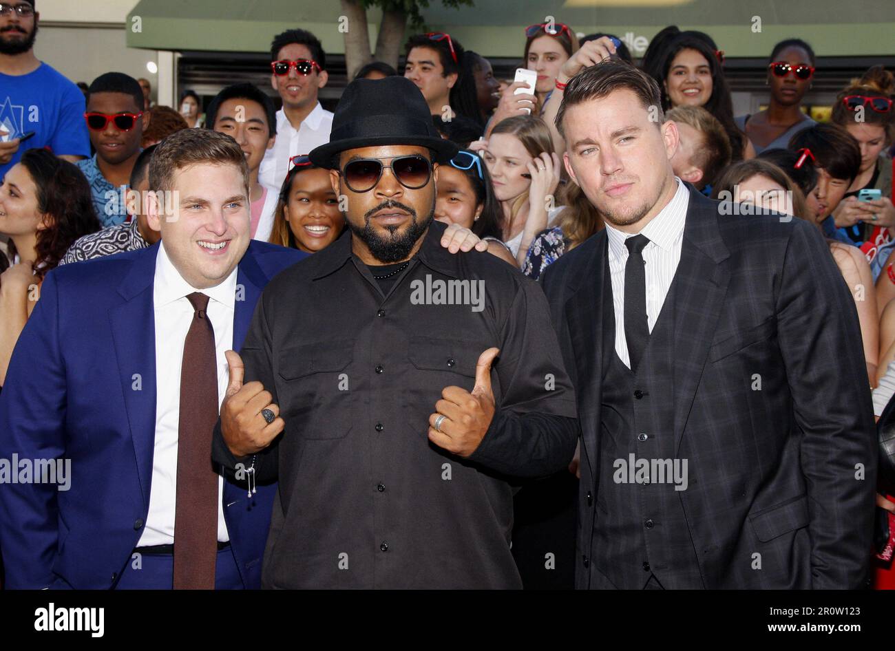 Channing Tatum, Ice Cube and Jonah Hill at the Los Angeles premiere of ...