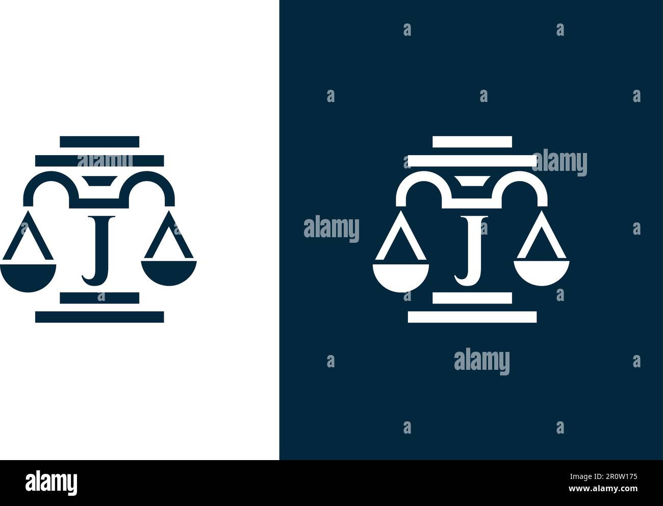 'J' letter law firm logo design Stock Vector Image & Art - Alamy