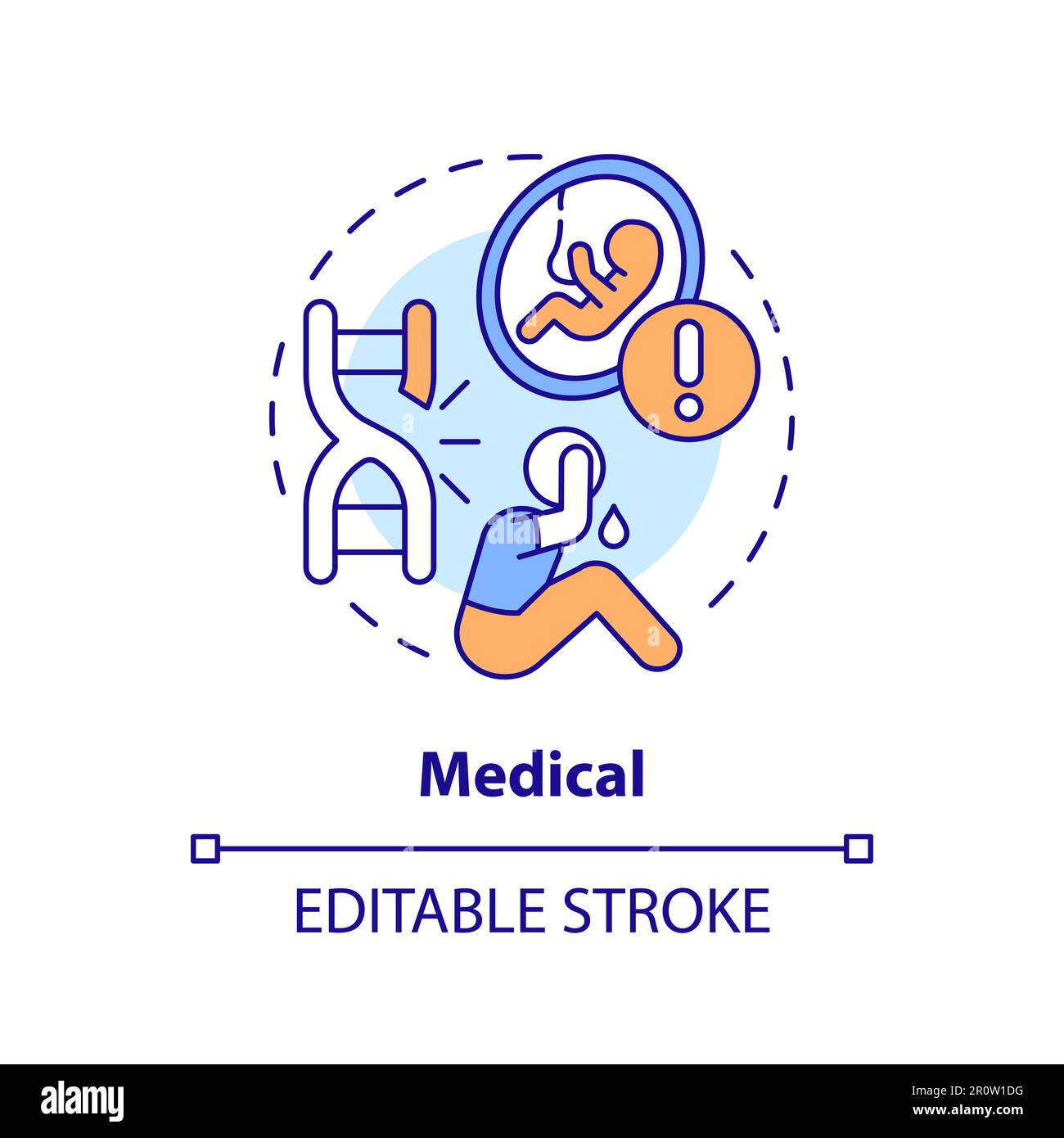 Medical concept icon Stock Vector Image & Art - Alamy