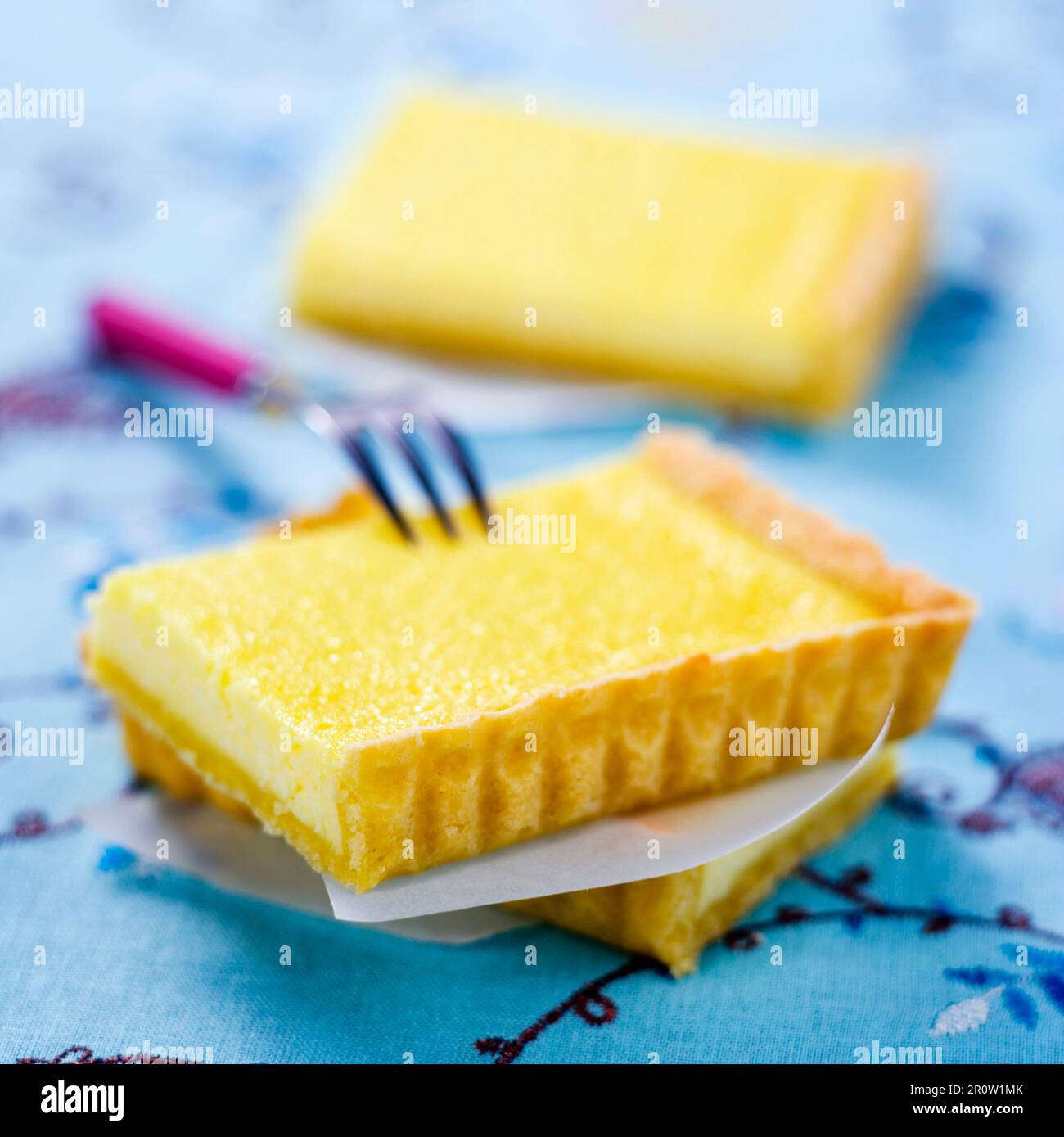 Flône cake from Bordeaux Stock Photo - Alamy