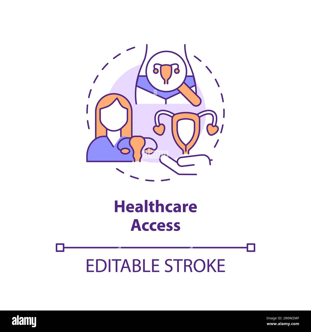 Healthcare access concept icon Stock Vector Image & Art - Alamy