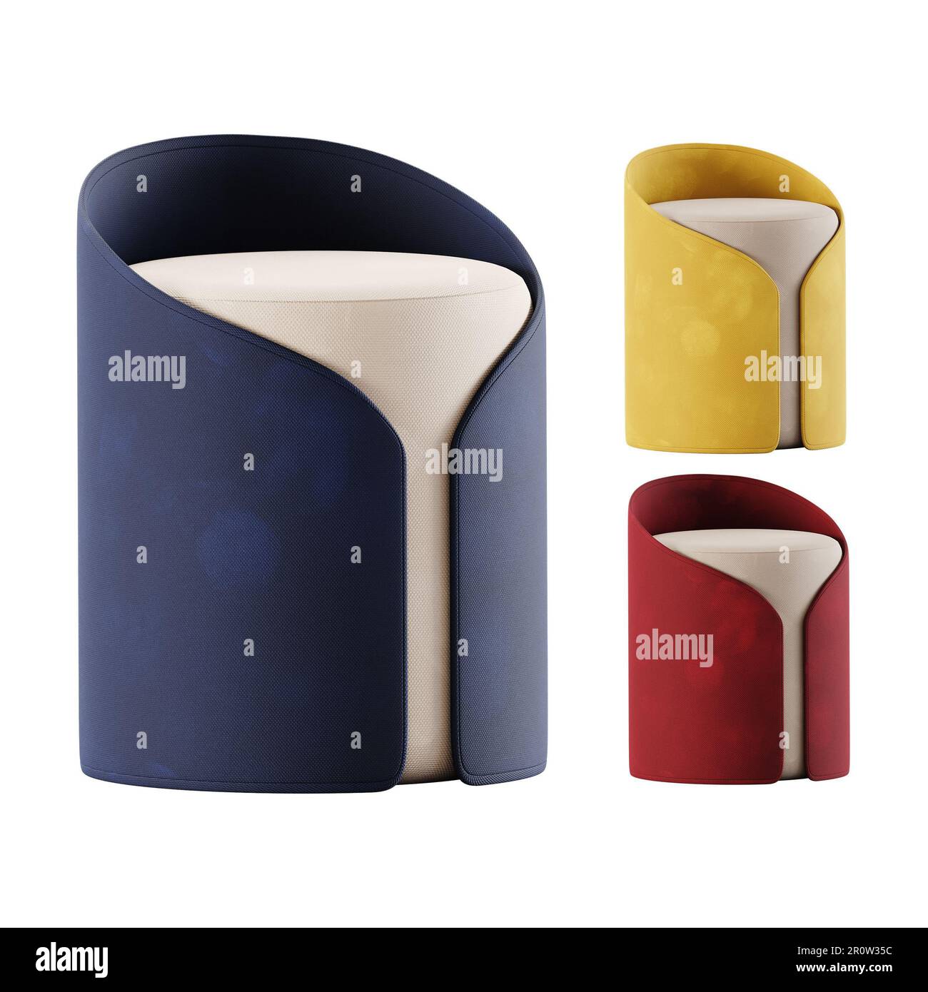 Three poufs hi-res stock photography and images - Alamy