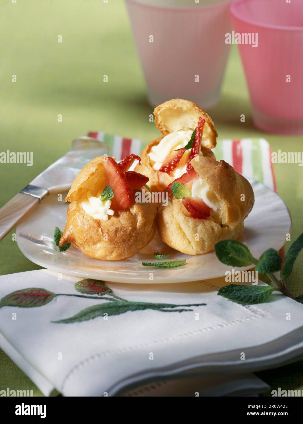 Puffs and fruits hi-res stock photography and images - Alamy