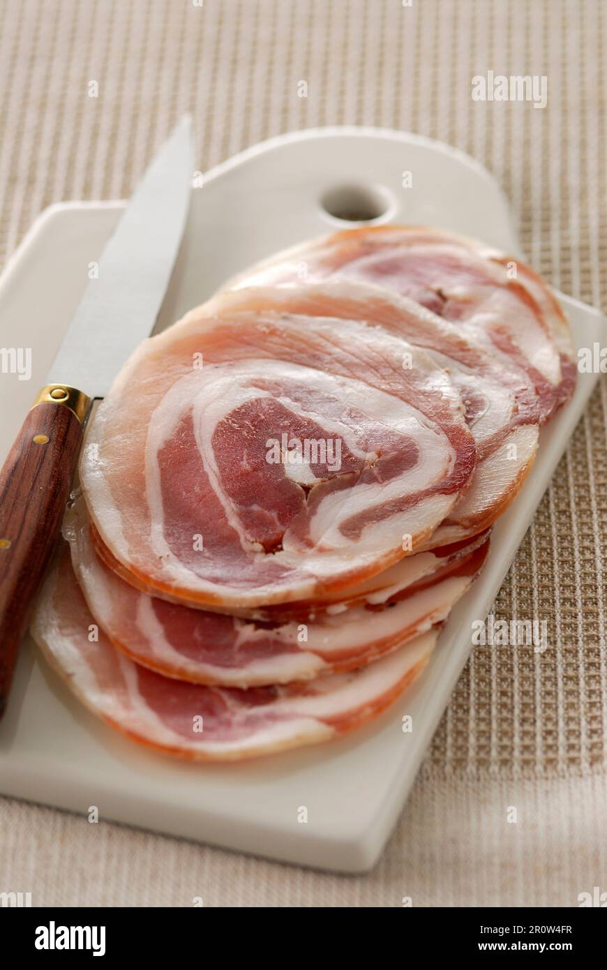 Pancetta block hi-res stock photography and images - Alamy