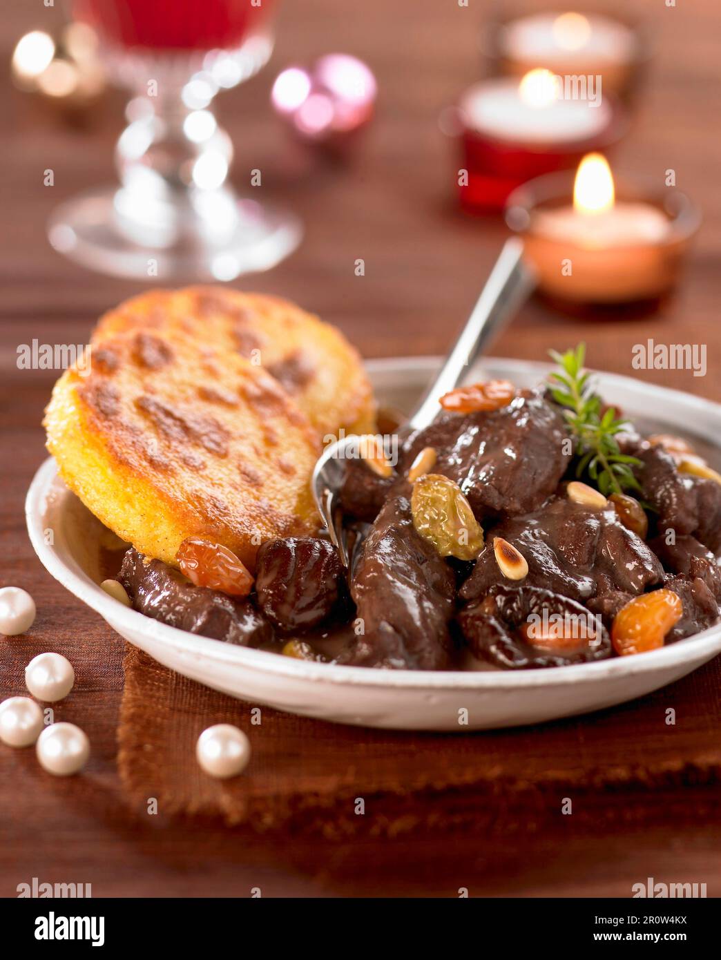 Baby wild boar stew Stock Photo - Alamy
