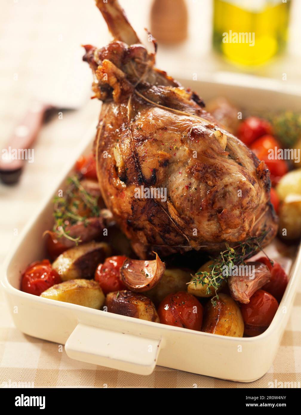 Rolled lamb joint hi-res stock photography and images - Alamy
