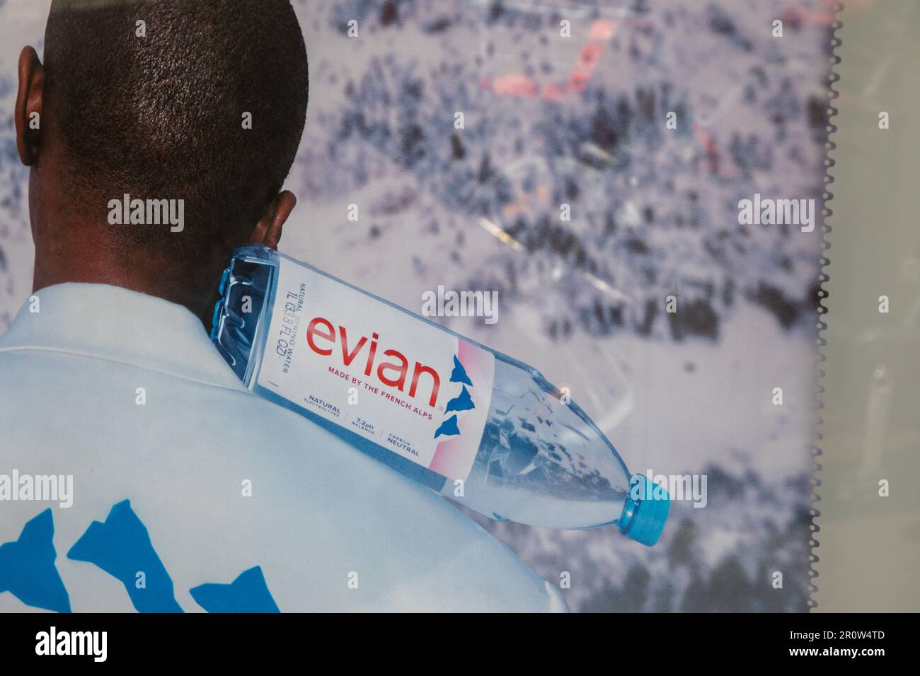 Evian water advert hi-res stock photography and images - Alamy