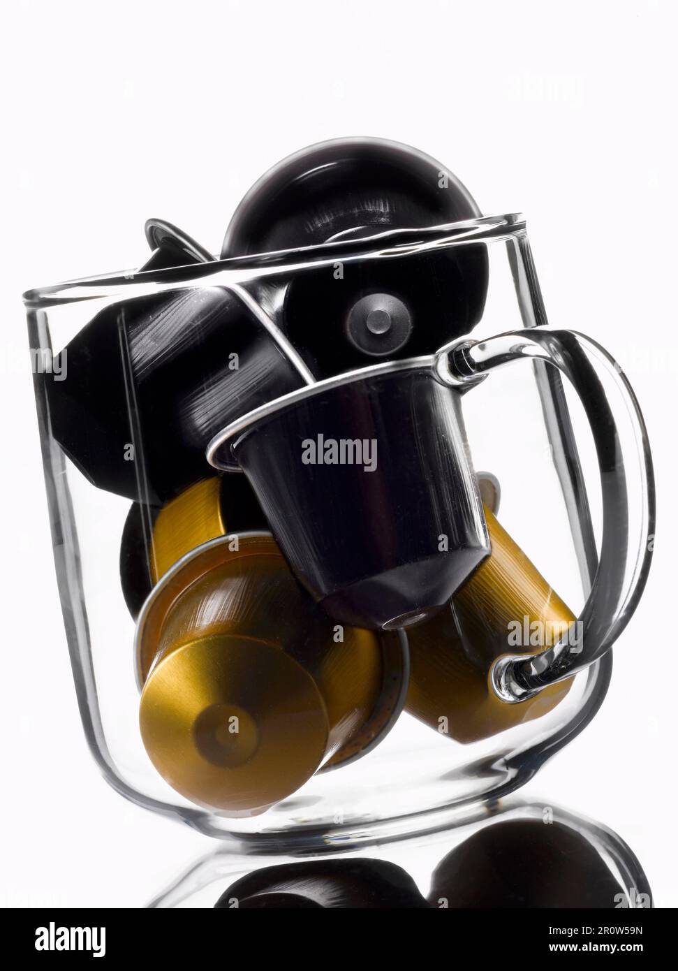 Coffee capsules for expresso coffee machine Stock Photo - Alamy