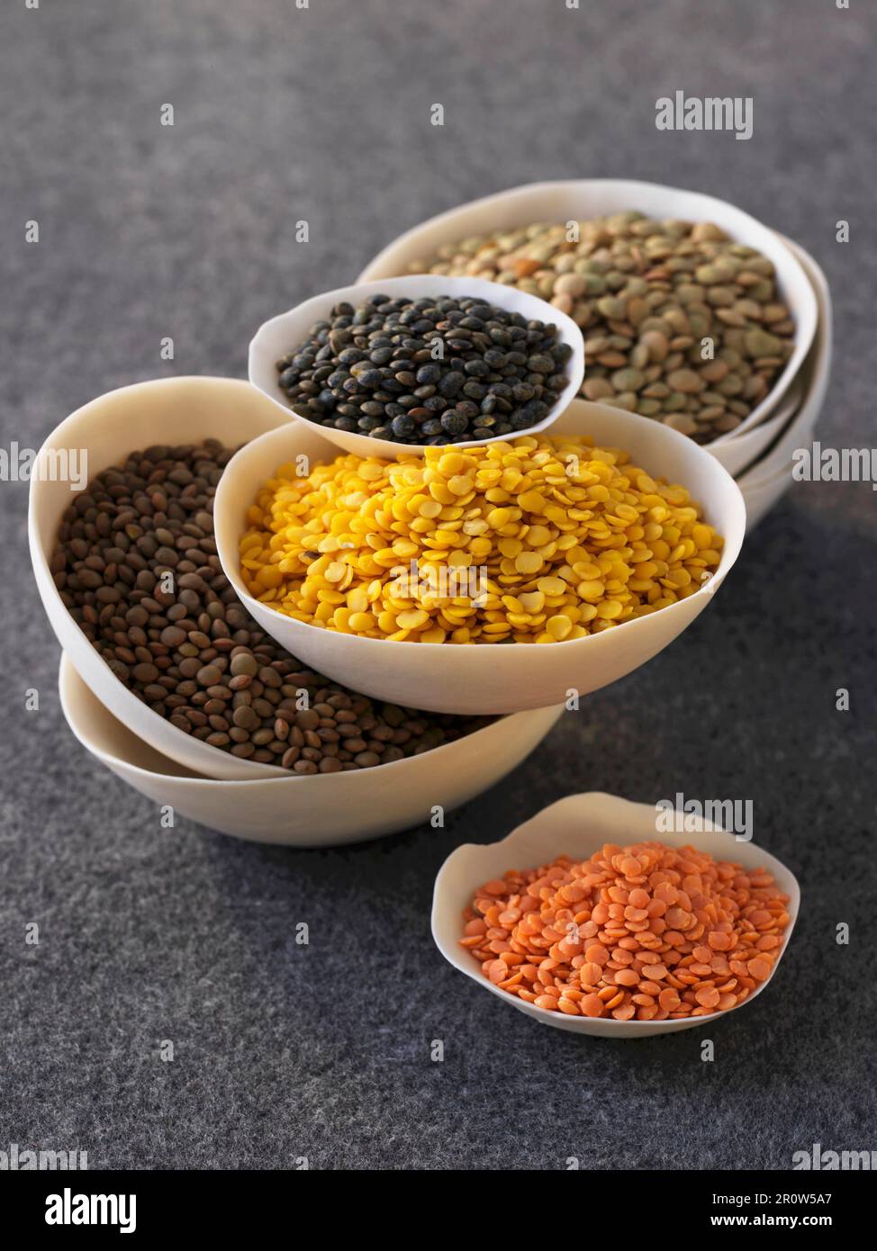 Different varieties of lentils hi-res stock photography and images - Alamy