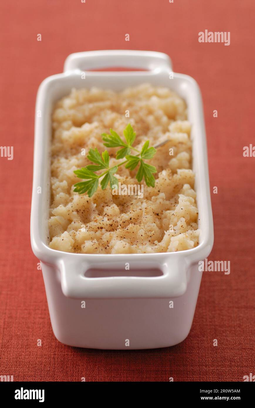 Pureed celery root Stock Photo - Alamy